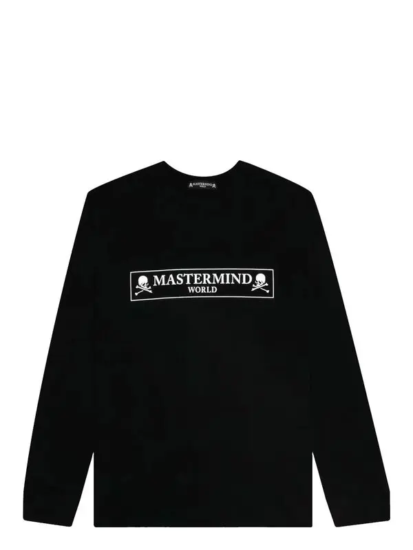 MASTERMIND WORLD Logo-print Long-sleeve T-shirt - Black