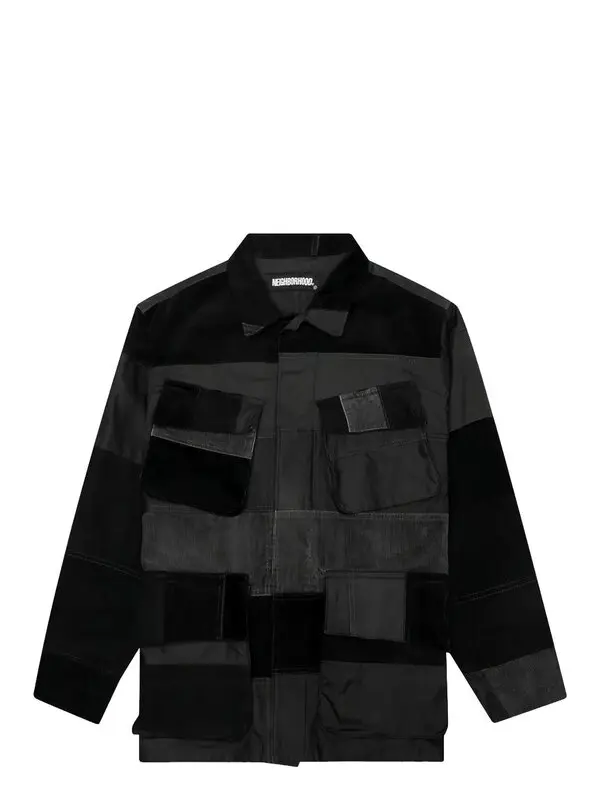 NEIGHBORHOOD Corduroy Patchwork Jacket - Black