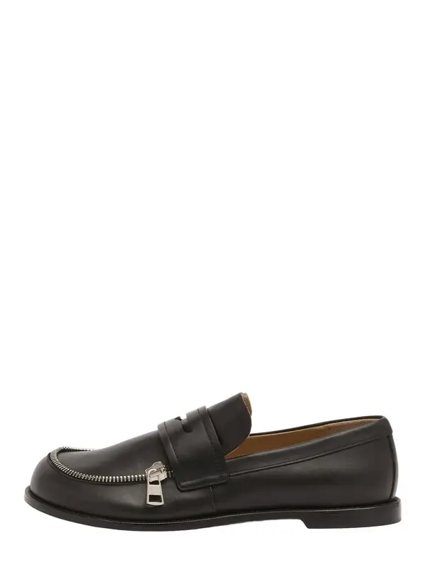 JW Anderson Biker Moccasin - Black