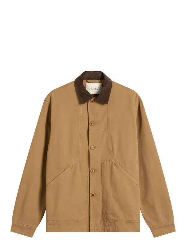 FORET Berry Canvas Jacket - Burnt Khaki