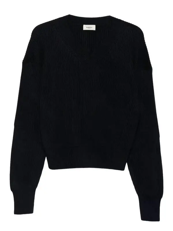 Barena Venezia Ribbed Knit Sweater - Blue