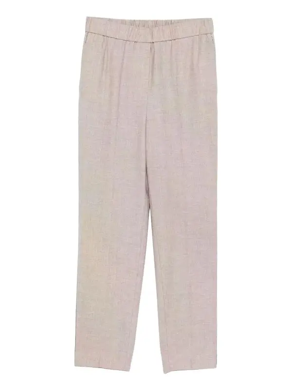 Peserico Elastic-waist Trousers - Neutrals