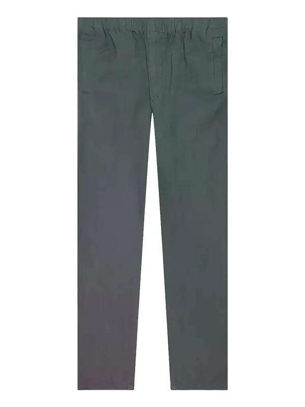 Undercover Elasticated-waist Herringbone Straight Trousers - Grey