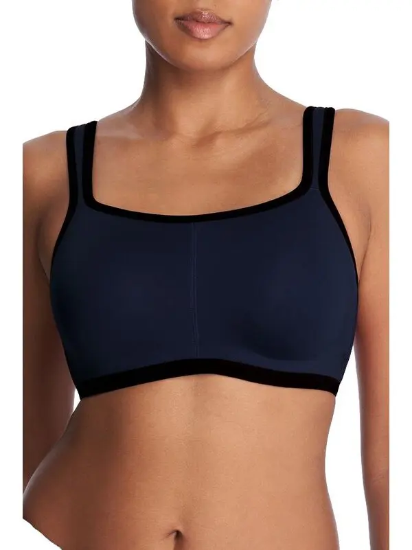 Natori Yogi Contour Convertible Sports Bra - Black