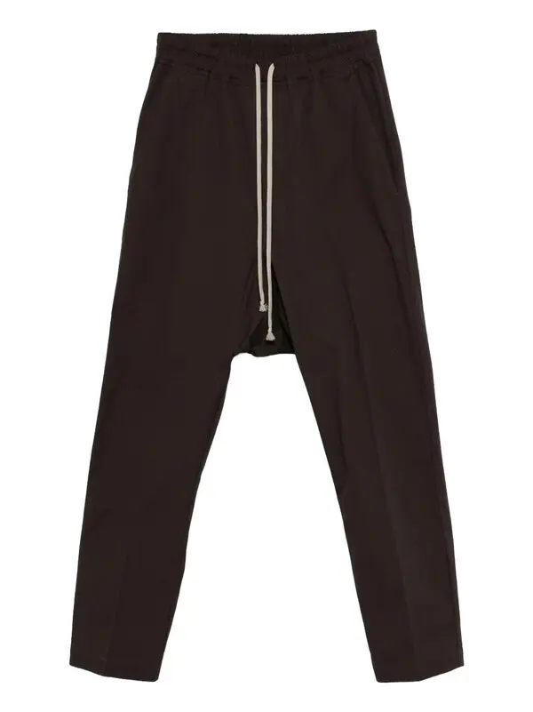 Rick Owens Drawstring Straight-leg Trousers - Brown