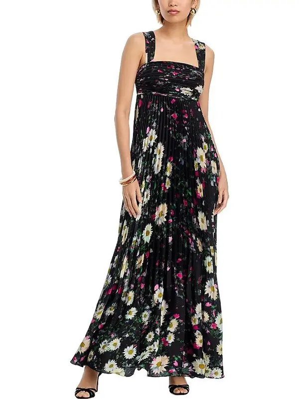Kobi Halperin Ezra Maxi Dress - Black Multi