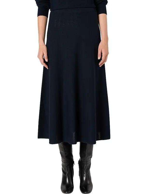 Gerard Darel Bia Midi Skirt - Navy