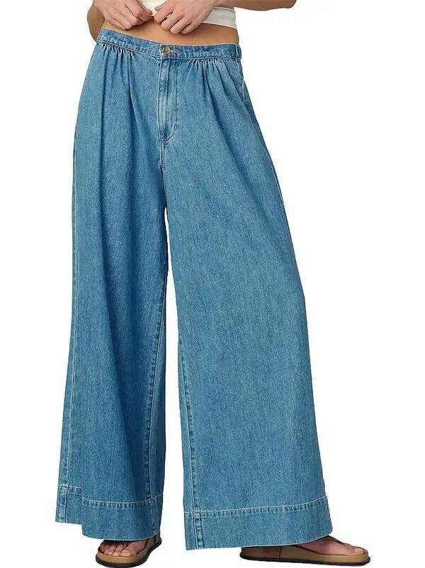 Joe's Jeans The Ruched High Rise Palazzo Jeans - Curious