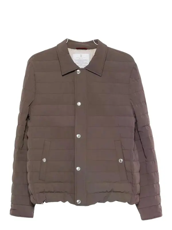 Brunello Cucinelli Quilted Jacket - Brown