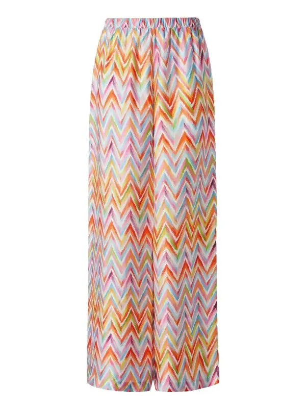 Missoni Zig Zag-pattern Trousers - Pink