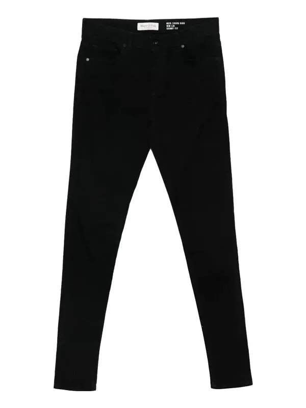 Marc O'polo Button-fastening Skinny Jeans - Black