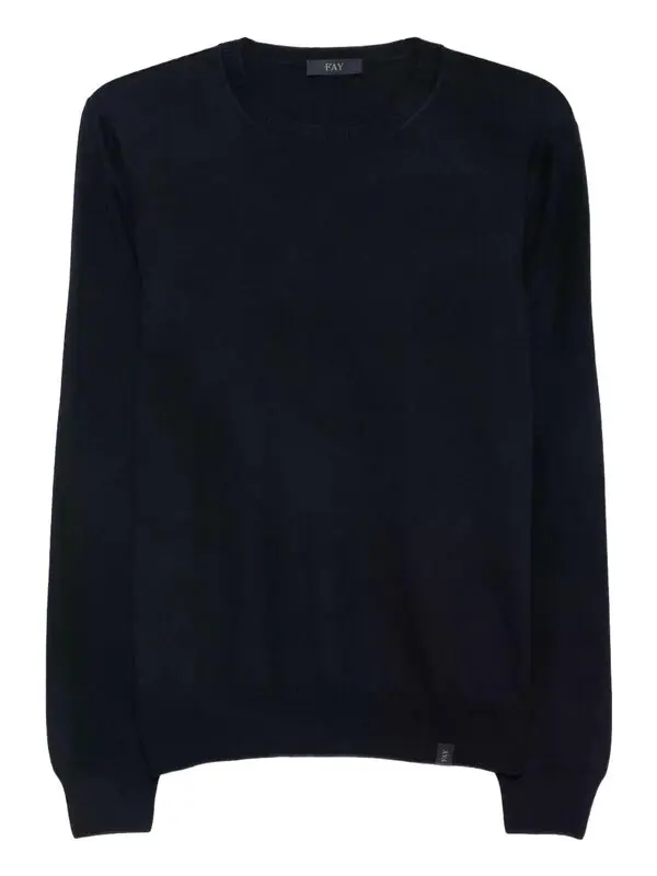 FAY Wool Sweater - Blue