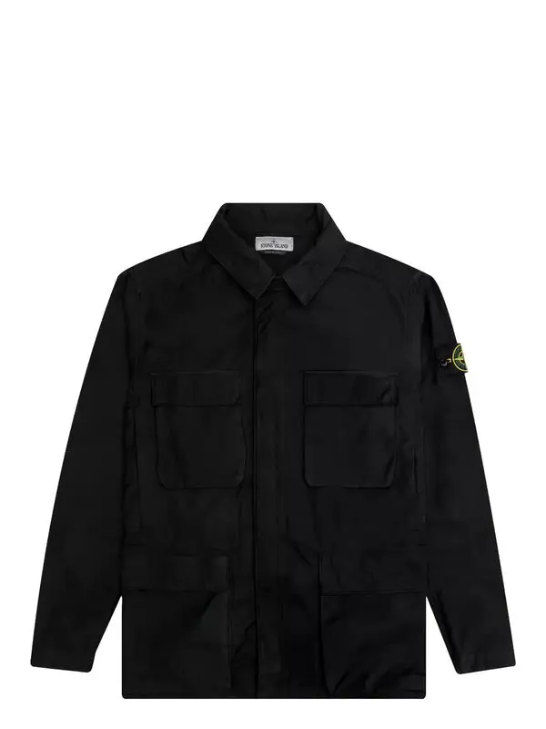 Stone Island Compass-badge Flap-pockets Jacket - Black