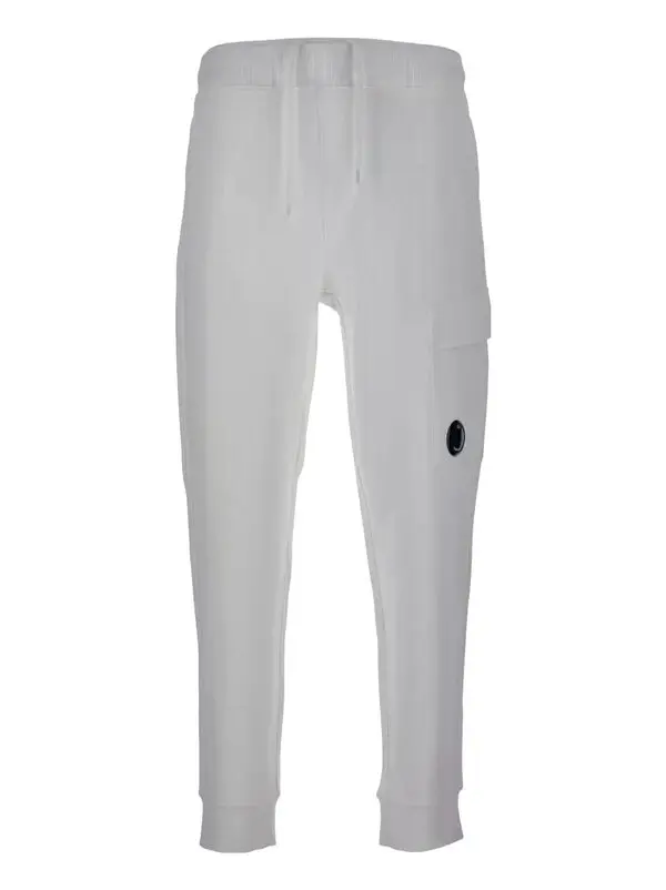 C.P. COMPANY Drawstring-waist Cargo Track Pants - White
