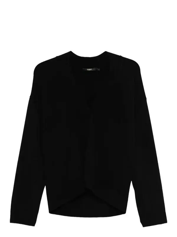 Seventy V-neck Wool Sweater - Black