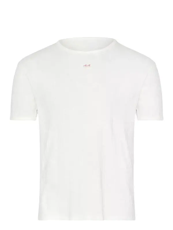 MAISON MARGIELA Ribbed Crew-neck T-shirt - White