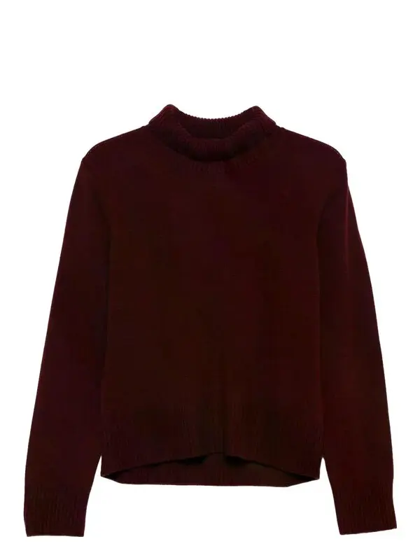 Seventy Turtleneck Wool Jumper - Red