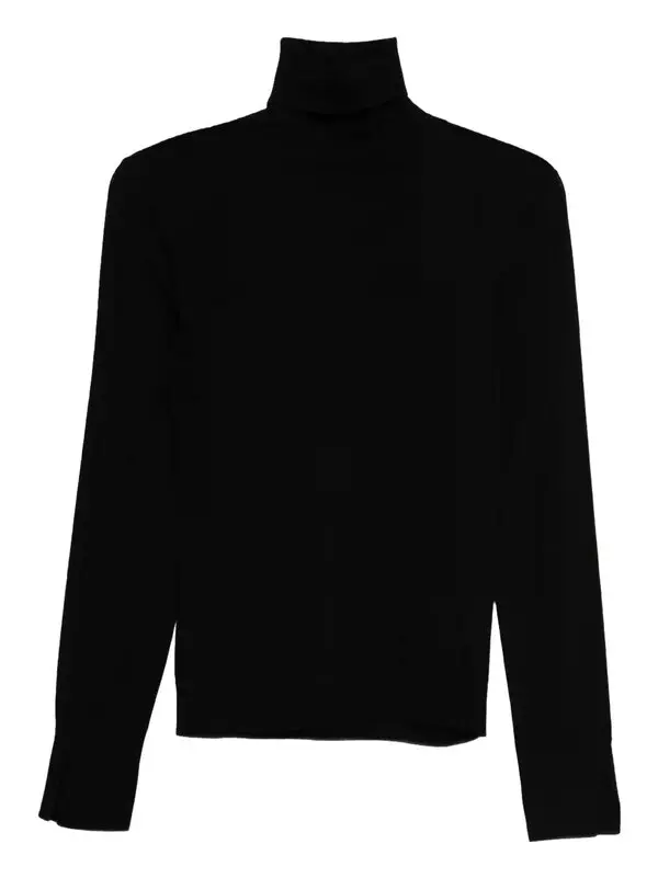 Seventy Turtleneck Wool Sweater - Black