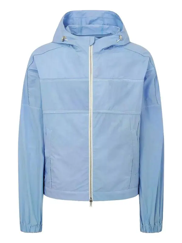 STUDIO TOMBOY Hooded Drawstring Jacket - Blue