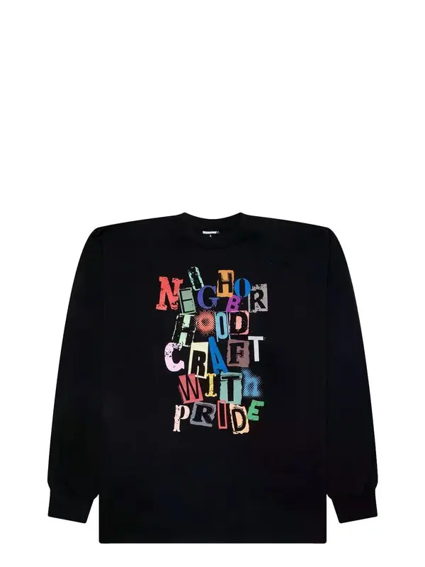 NEIGHBORHOOD Long-sleeve Graphic Sweatshirt - Black