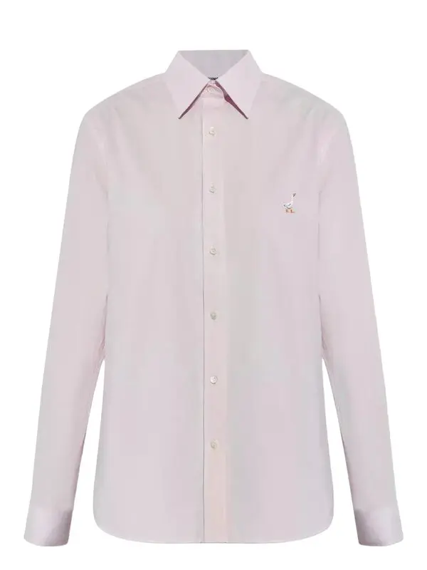 Moschino Embroidered Goose Shirt - Pink