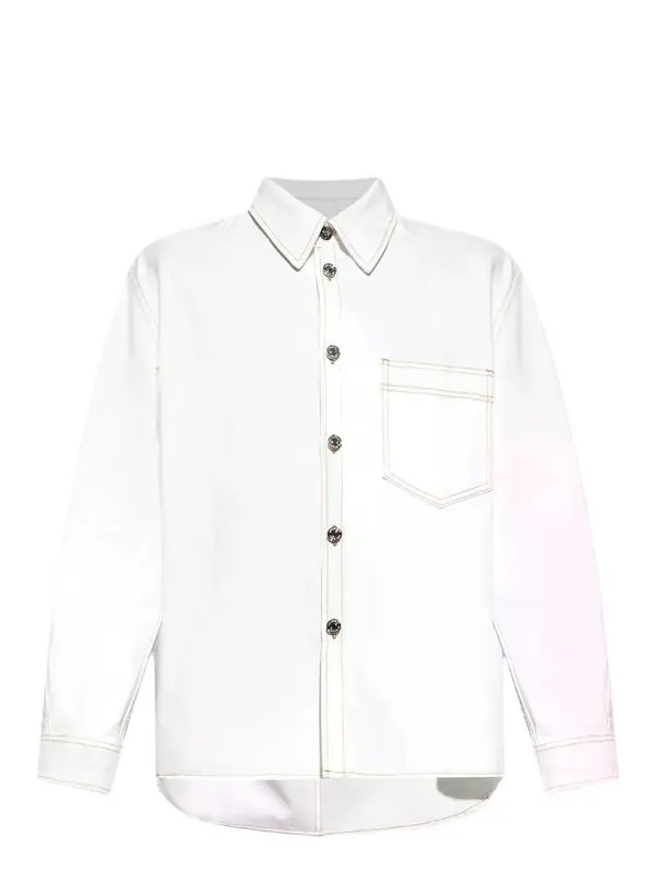 Givenchy Button-fastening Patch-pocket Shirt - White