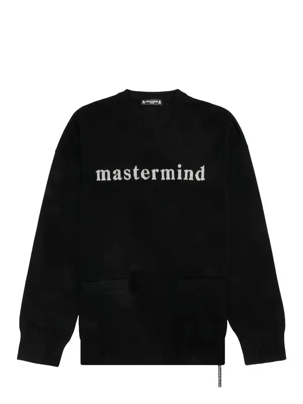 MASTERMIND WORLD Intarsia-knit Sweater - Black