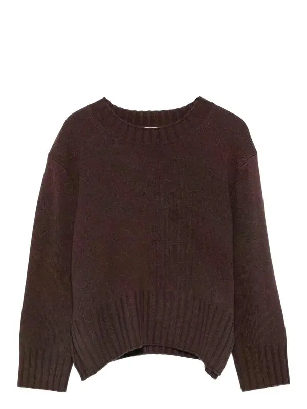 Loulou De Saison Cashmere Cropped Sweater - Brown