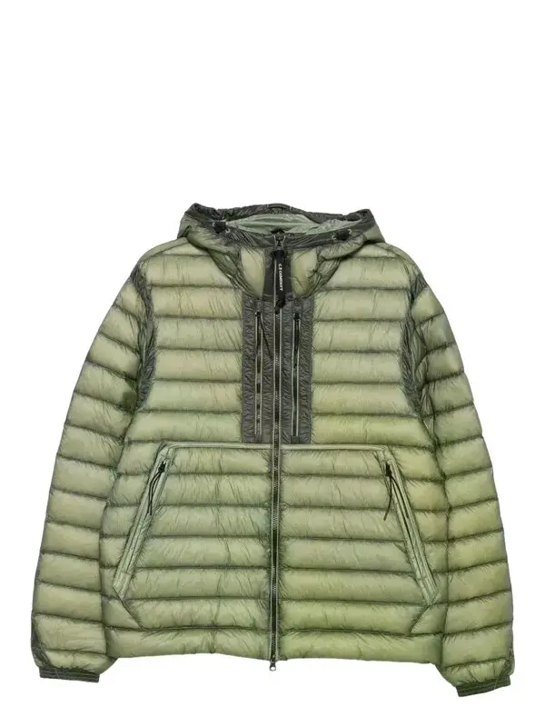 C.P. COMPANY Quilted Hooded Jacket - Green