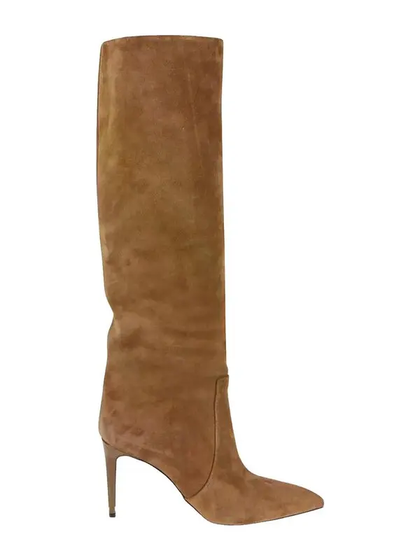 Paris Texas 85mm Suede Knee-high Boots - Brown