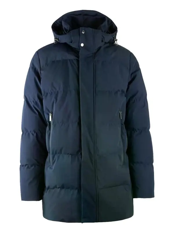 Paul & Shark Hooded Padded Jacket - Blue