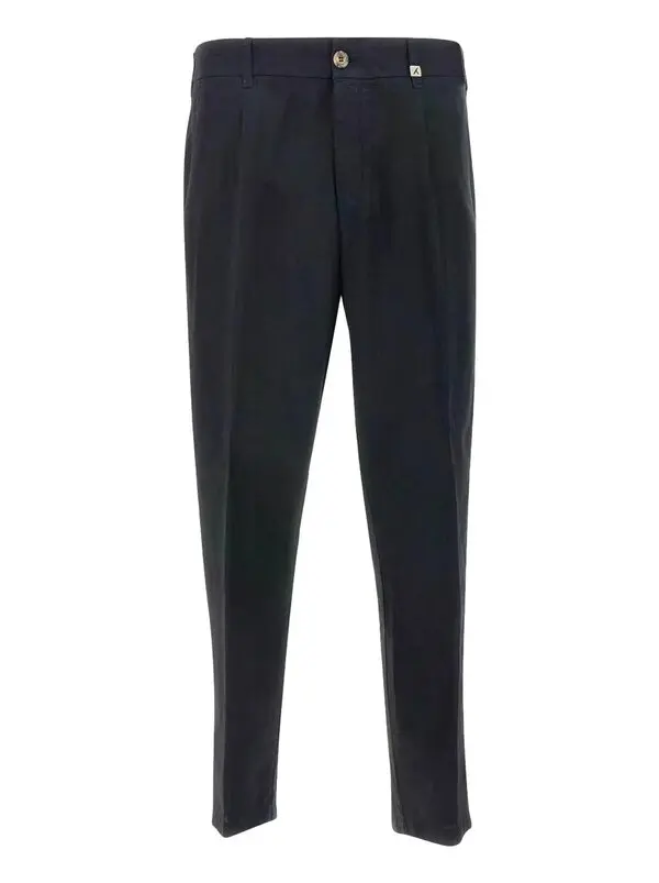 MYTHS Single-pleat Wool Trousers - Blue