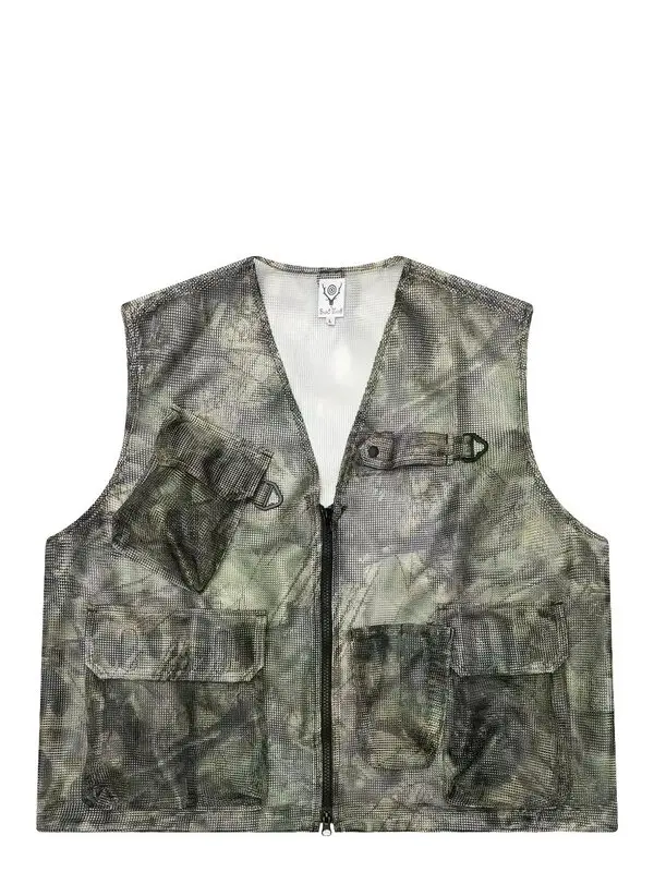 SOUTH2 WEST8 Bush Trek Mesh Vest - Green