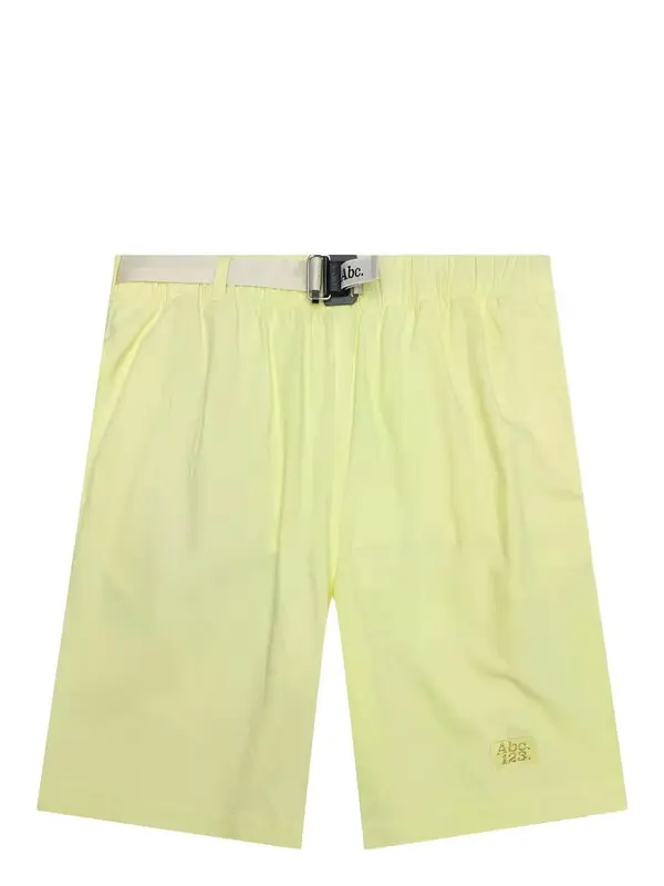 ADVISORY BOARD CRYSTALS Buckle-fastening Shorts - Yellow