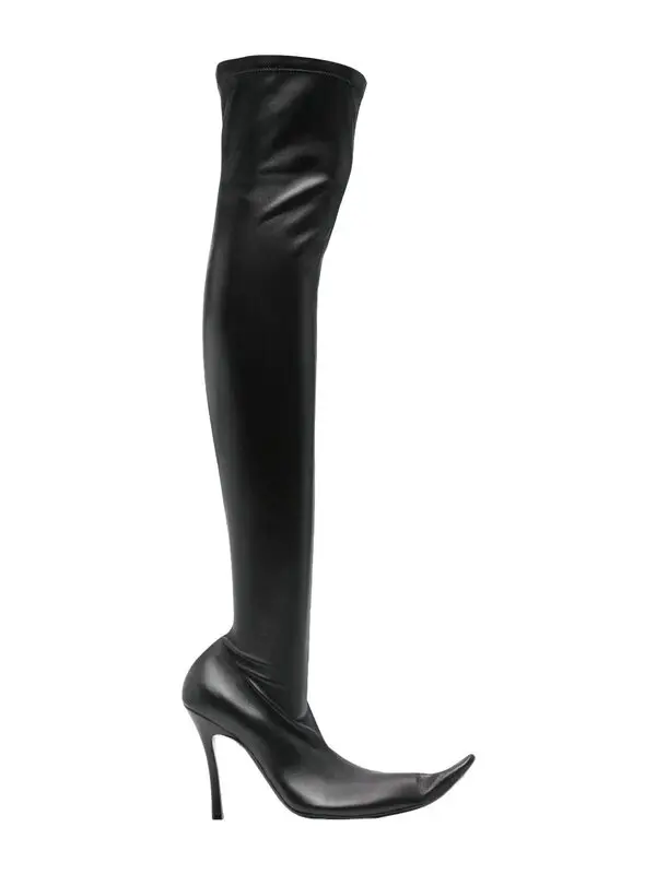 Balenciaga Poulaine Over-the-knee Boots - Black