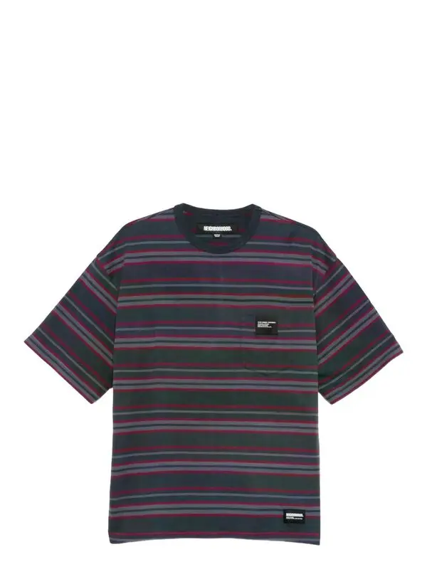 NEIGHBORHOOD Striped T-shirt - Purple