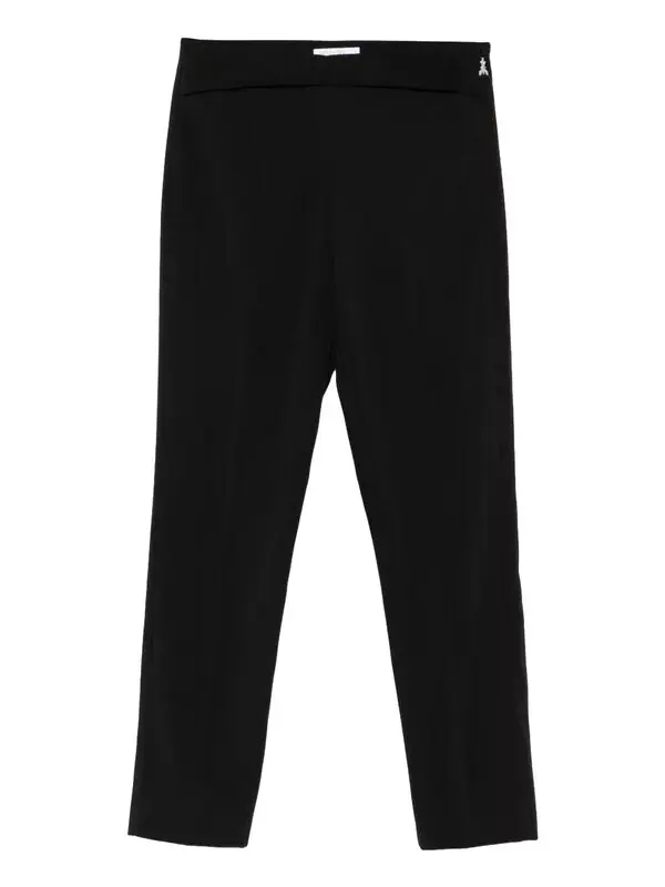 Patrizia Pepe Elastic-waist Trousers - Black