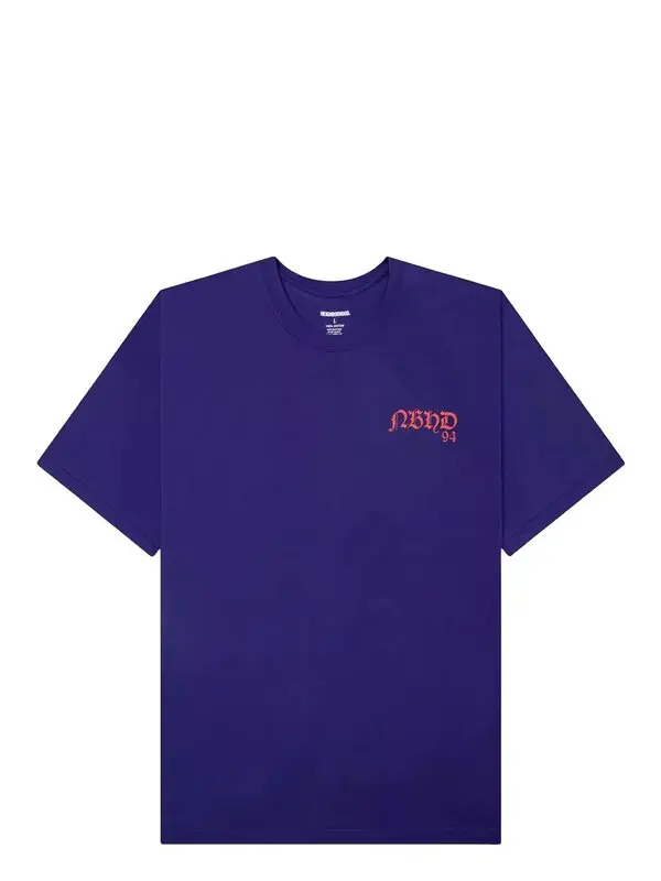 NEIGHBORHOOD Logo-print T-shirt - Purple
