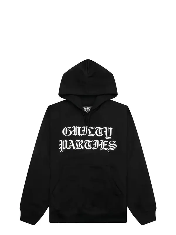 WACKO MARIA Guilty Parties Heavyweight Hooded Sweatshirt - Black