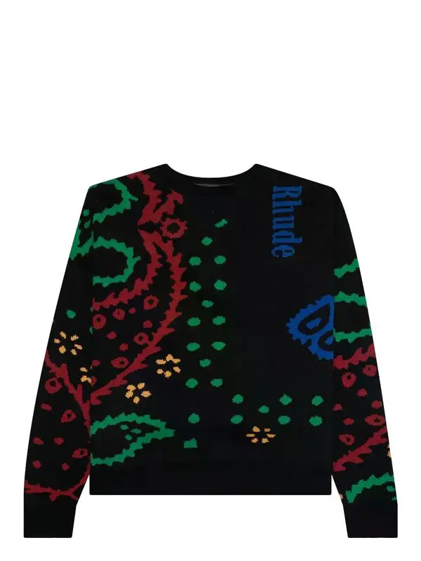 Rhude Intarsia-knit Sweater - Black