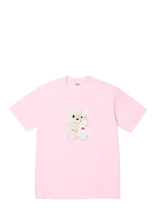 Supreme Bear-print T-shirt - Pink