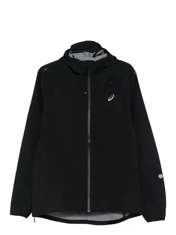 Asics Hooded Zip-up Jacket - Black