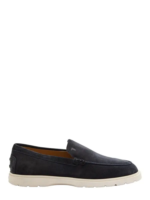 TOD'S Suede Loafers - Navy