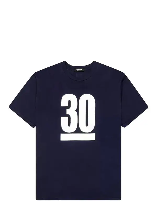 UNDERCOVERISM 30th Anniversary Graphic T-shirt - Blue