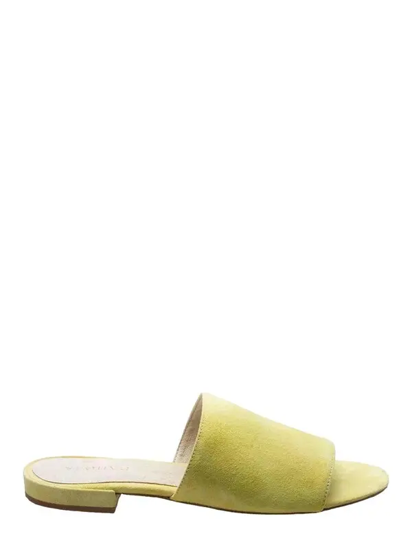 ALOHAS Suede Sandals - Yellow