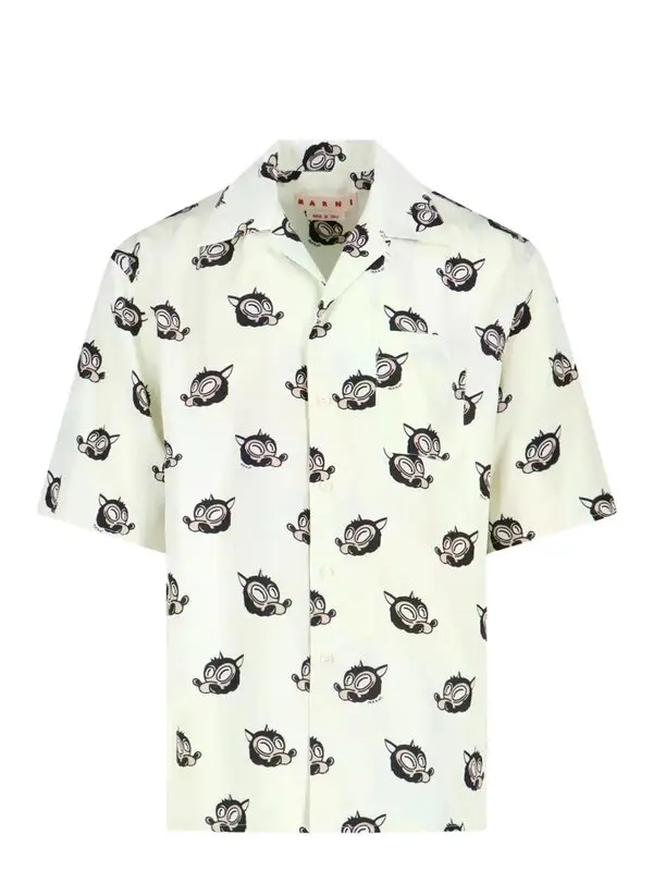 Marni Short-sleeved Shirt - Neutrals