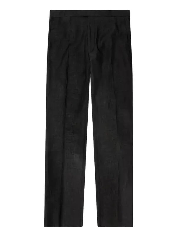 Raf Simons Pressed-crease Trousers - Black