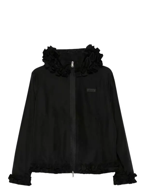 Coperni Pleated Ribbon Jacket - Black