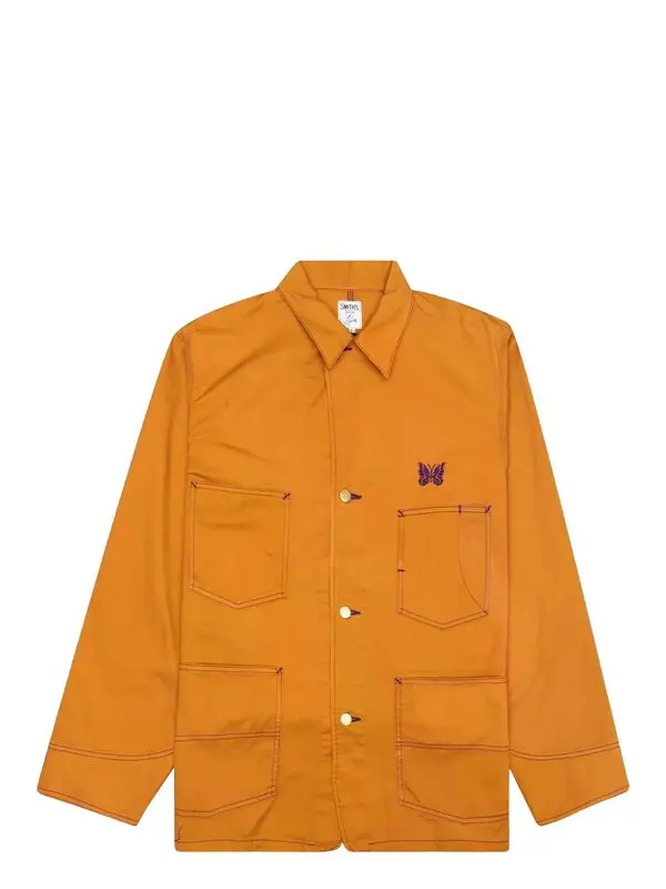 Needles X Smith's Butterfly-embroidered Jacket - Orange