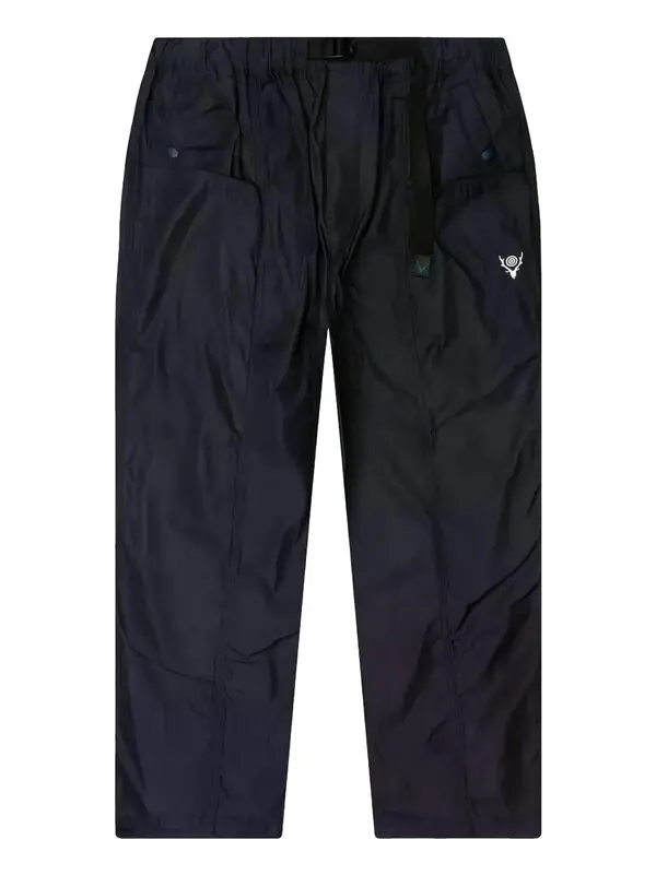 SOUTH2 WEST8 Logo-print Trousers - Blue